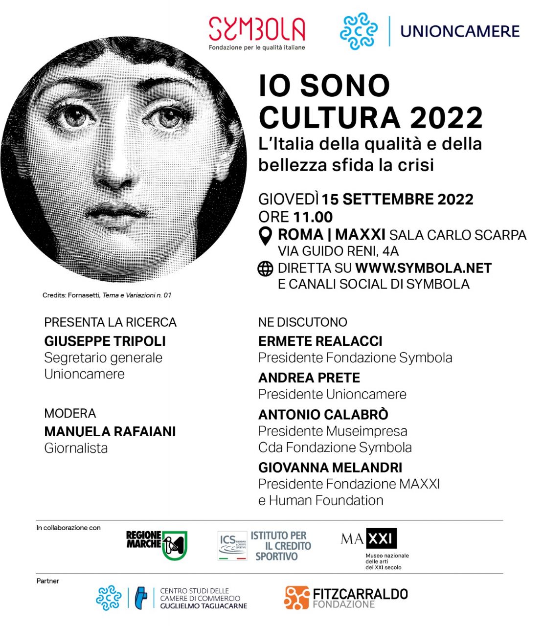 Presentazione "Io sono Cultura" 2022 - Agenda - Centro Studi delle ...